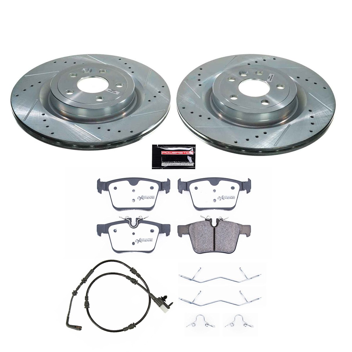 K8209-36 Powerstop Brake Disc and Pad Kits 2-Wheel Set Rear for ...